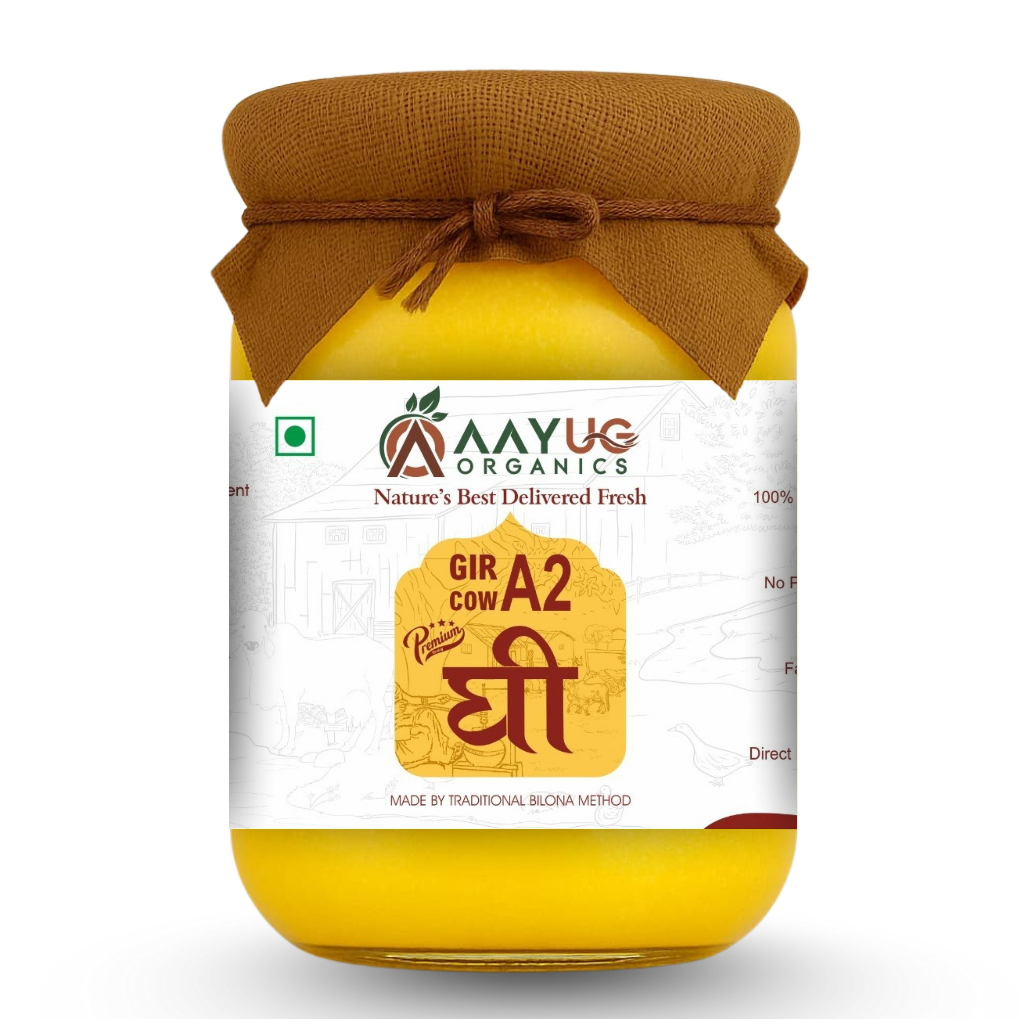 Buy A2 Gir Cow Ghee (clarified Butter), Bilona Method Ghee from Arkay ...