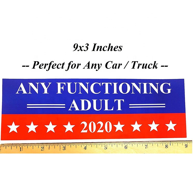 Buy 2020 New Design Adhesive Word Sticker Bumper Sticker Trump Car ...