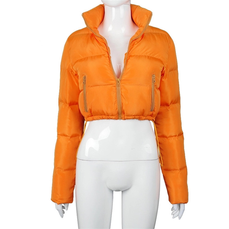 Buy 2021 Bubble Coat Logo Custom New Style Pure Color Crop Bubble Coats ...
