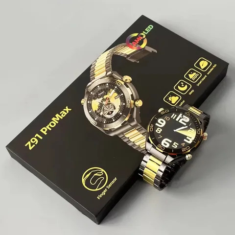 Buy 2024 Fashion Relogio Z91 Promax Smart Watch Z91 Pro Max Round ...