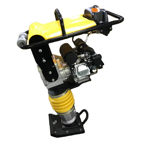 Buy 2.2kw 6.5hp Gasoline Engine Powerful Soil Vibration Tamping Rammer ...