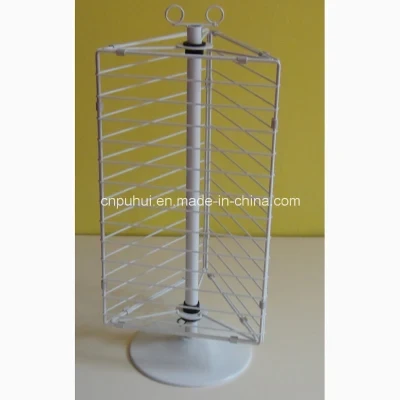 Buy 3 Sides Steel Wire Screen Counter Stand Retail Spinning Display ...