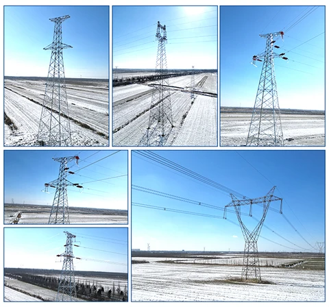 Buy 33kv 66kv 138kv 220kv Steel Tube Pylons Self Supporting Electric ...