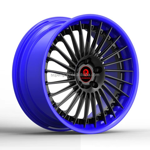 Buy 3pc Luxury Multiple Spokes Wheels Forged Deep Dish Wheels 22 Inch ...