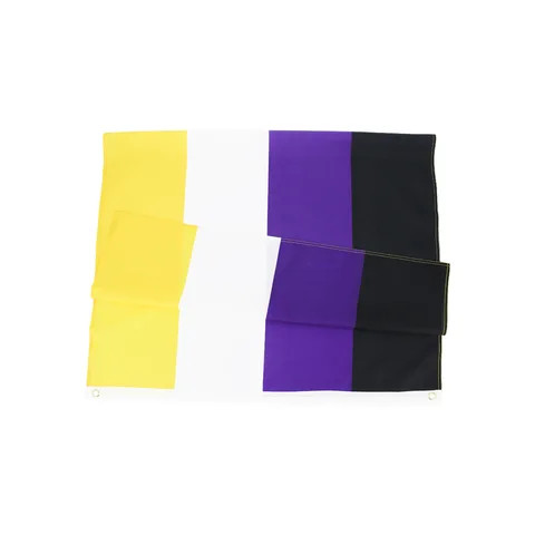 Buy 3x5 Foot Non Binary Pride Flag Non Binary 3x5 Foot Lgbtq Non Binary ...