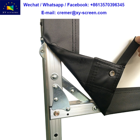 Buy 4:3 16:9 200 250 Inch Large Portable Outdoor Fast Fold Front Rear ...