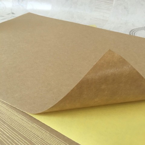 Buy A4 Kraft Paper Thermal Self Adhesive Die Cutting Shipping Labels ...