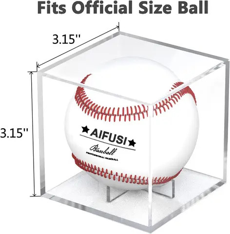 Buy Baseball Sports Memorabilia Showcase Autograph Ball Protector ...