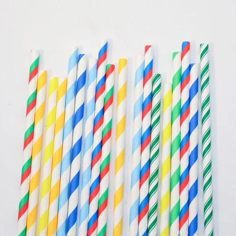 Buy Biodegradable Bubble Tea Paper Straws Eco Friendly Drinking Straws ...