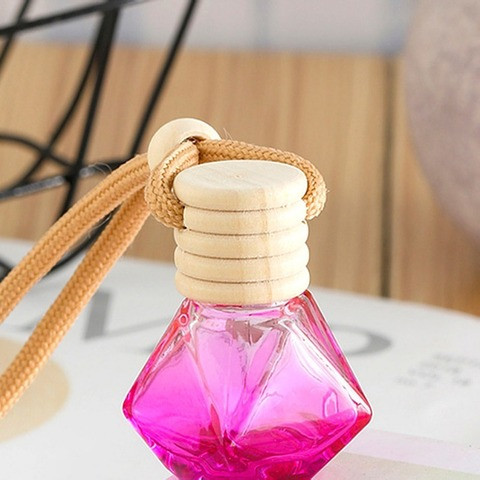 Buy Car Hanging Perfume Bottle With Wooden Cap Car Air Freshener ...