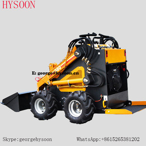 Buy China 23hp Hysoon Hy380 Mini Skid Steer Loader With Accessories ...