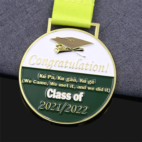 Buy Custom Die Cast Metal Crafts Graduation Medallions 3d School ...