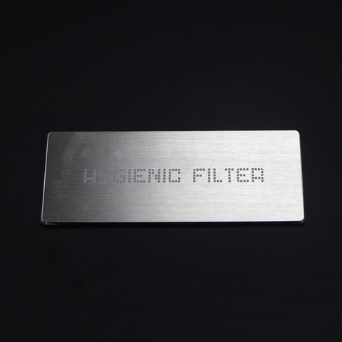 Buy Custom Logo Stainless Steel Identification Plates Nameplate Laser ...