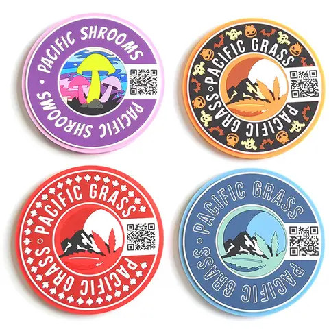 Buy Custom Printed Logo Promotional Soft Pvc/rubber/silicon Coasters ...