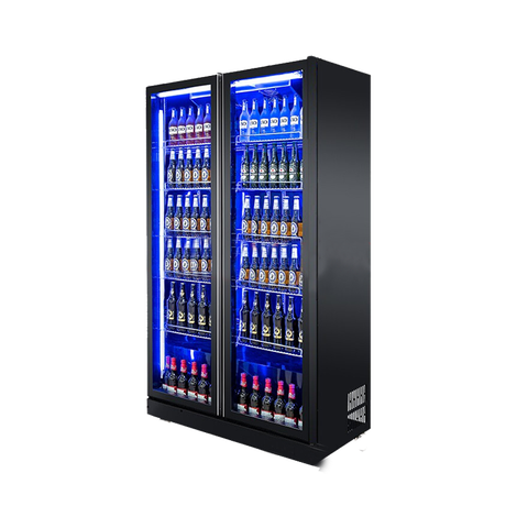 Buy Display Fridge 2 Door Merchandiser Wine Cooler Wine And Beverage ...