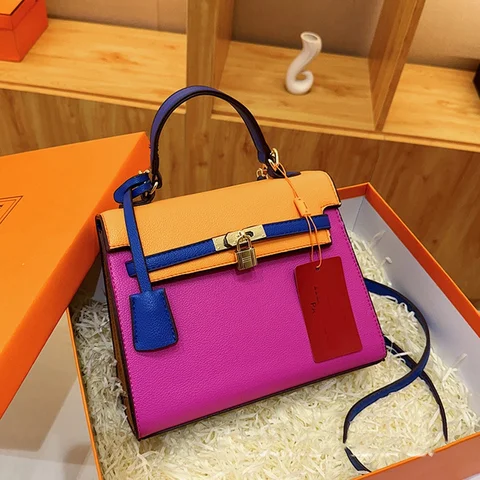 Buy Fashion 2024 New Casual Diagonal Bag Fashion Simple Temperament ...