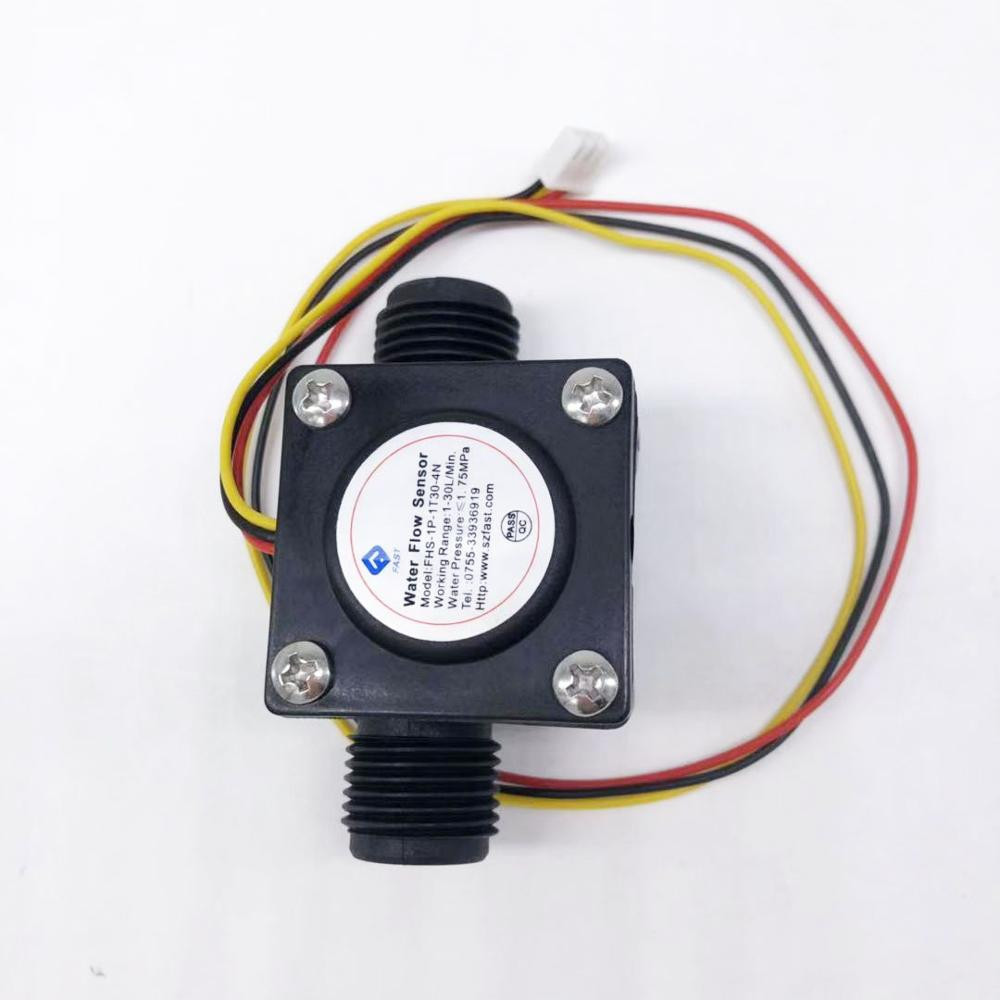 Buy G1/2 1~30l/min. Hall Effect Magnetic Plastic Water/liquid Flow ...