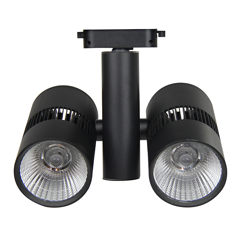 Buy Garage Led Track Lighting Double Head Led Cob Track Light High ...