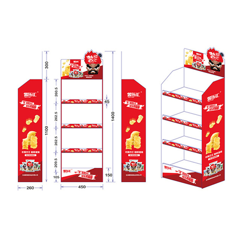 Buy High End Paper Exhibition Stand Supermarket Promotion Commodity ...