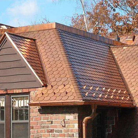 Buy Huangjia Brand Antique Fish Scale Copper Roof System Tile from ...