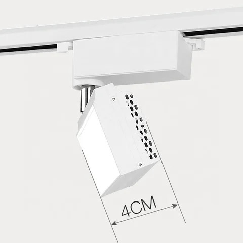 Buy Industrial Style Aluminum Led Square Track Light 20w Wide Beam ...