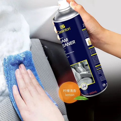 Buy Leather Powerful Seat Multi Purpose Foam Cleaner Spray 650ml ...