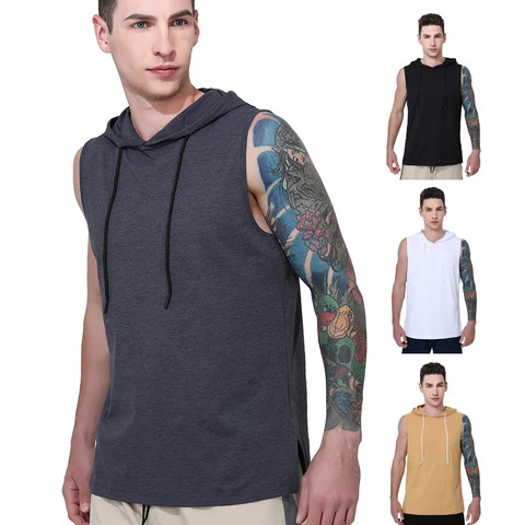 Buy Mens Stringer Tank Tops Bodybuilding Fitness Vest High Elastic 100% ...