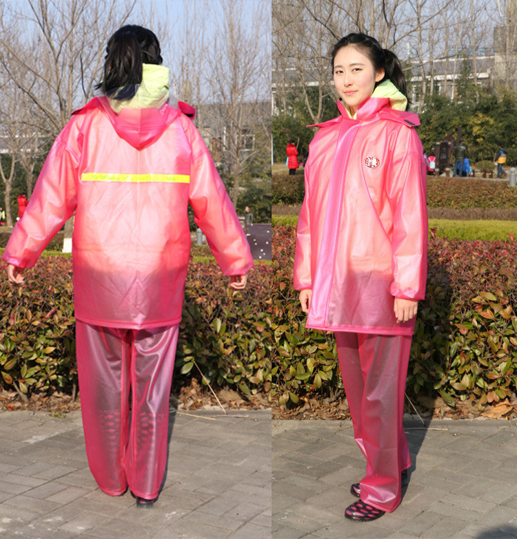 Buy Mens Womens Pvc Waterproof Outdoor Wear Workwear Rainsuit Raincoat ...