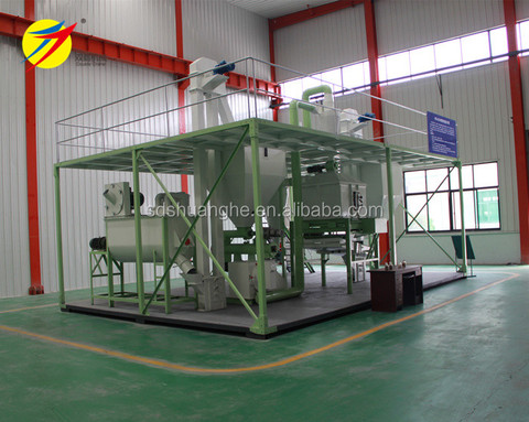Buy Mini Cattle Feed Mill Plant Chicken Feed Pellet Production Line ...