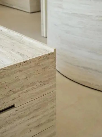 Buy Modern Kitchen Island Design Luxury Beige Travertine Marble Kitchen ...