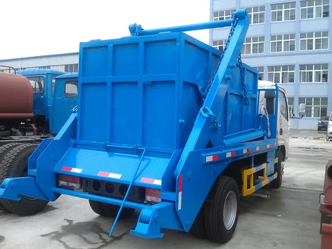Buy New Dongfeng 3-5cbm Skip Loader Garbage Truck Low Price Chinese ...