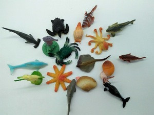 Buy Ocean Sea Animal, Assorted Mini Vinyl Plastic Animal Toy Set ...