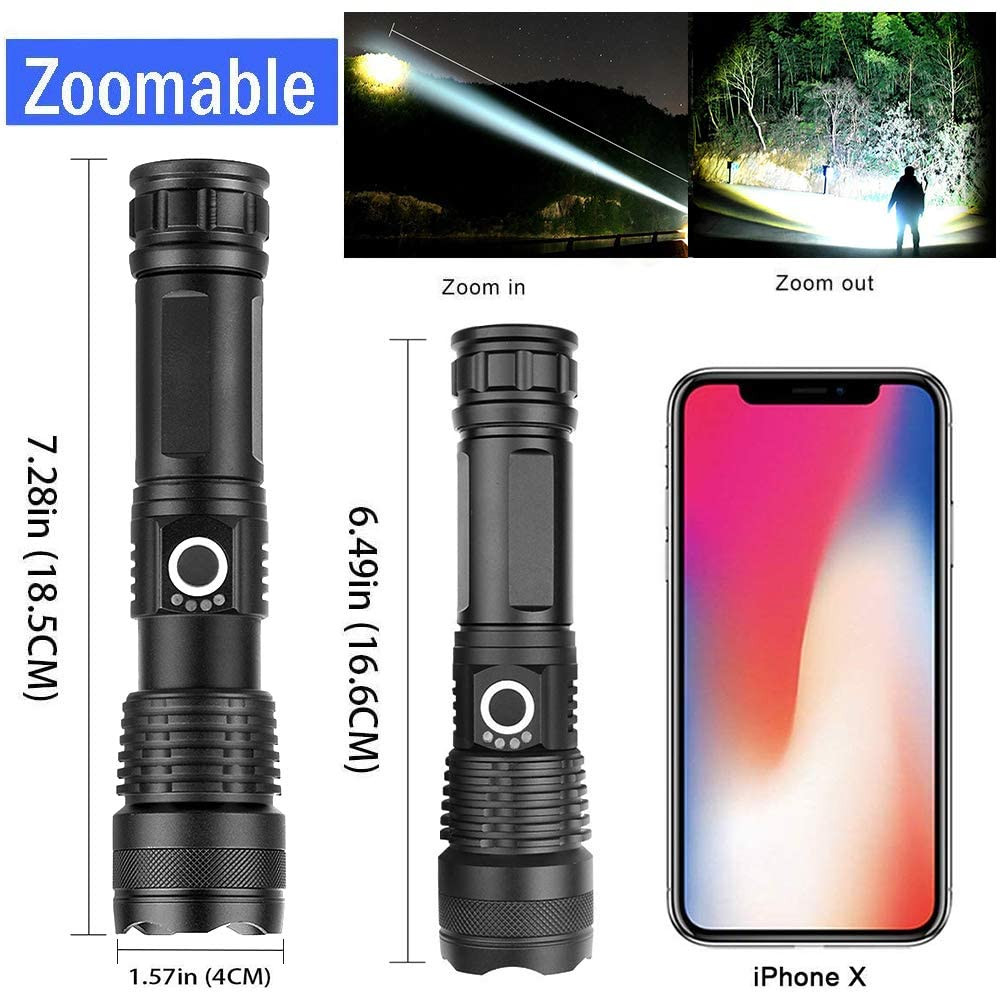 Buy Proffesional Stong Bulb Tactical Military 5000 Lumens Long Range ...