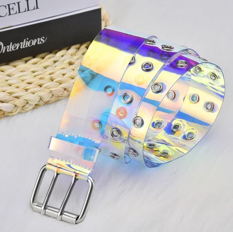 Buy Pvc Transparent Belts European And American Fashion Men Women Jeans ...