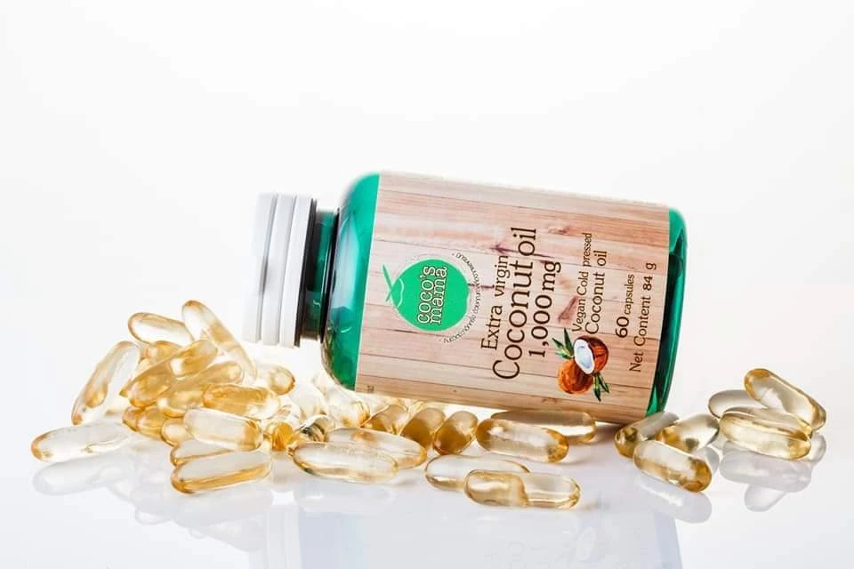 Buy Real Virgin Capsule Coconut Oil Cold Pressed Fractionated from DMG ...