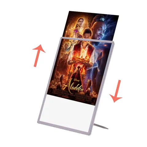 Buy Restaurants Menu Desktop Led Lightbox Window Display Aluminum ...