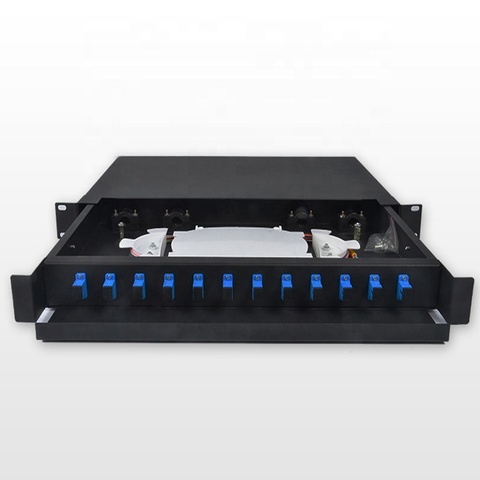 Buy Sc Fc Patchcord Pigtail Rack Mount Moving Sliding 12 Core Fiber ...
