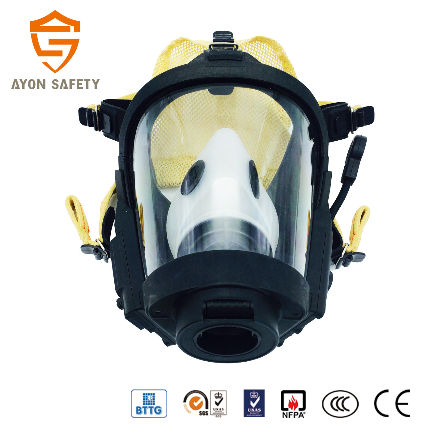 Buy Scba Wireless Radio Communication Respirator Full Face Mask from ...