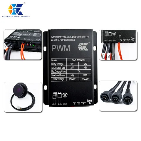 Buy Solare Systems Street Light Charge Controller 18a Pwm Remote ...