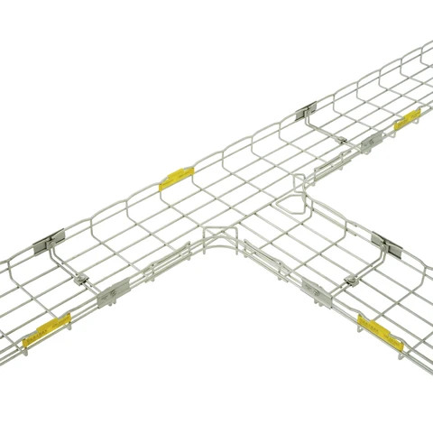 Buy Stainless Steel Cable Tray Horizontal Tee Inox 304, Wire Mesh Cable ...
