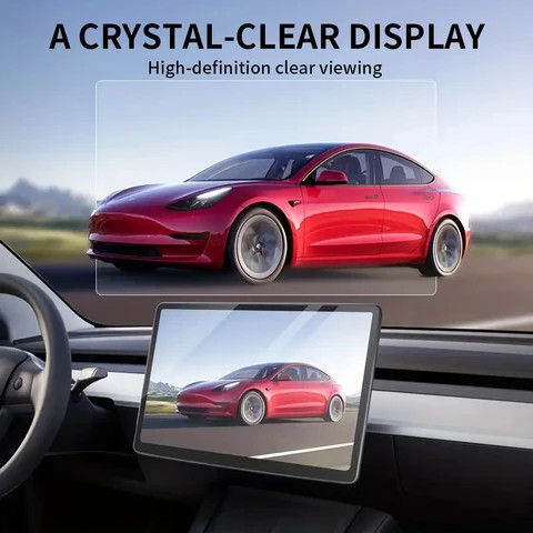 Buy Tesla Car Model 3 Y Car Dashboard Navigation 9h Anti-glare Hd ...