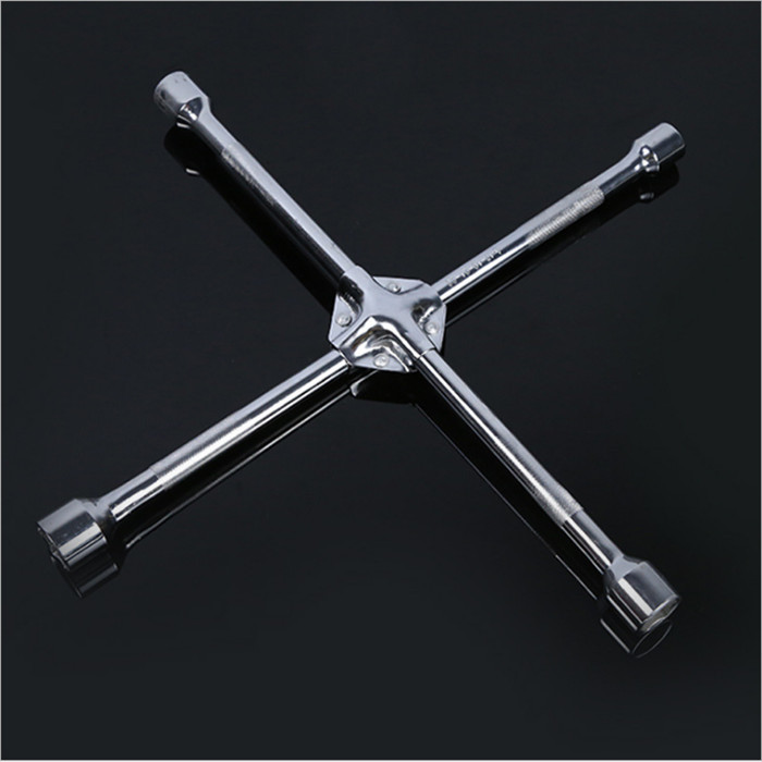 Buy Universal Cross Wrench 4-way Lug Tire Spanner Car Cross Wheel ...