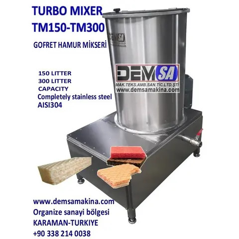 Buy Wafer Batter Mixer from DEMSA MAKINA SANAYI TICARET ANONIM SIRKETI ...