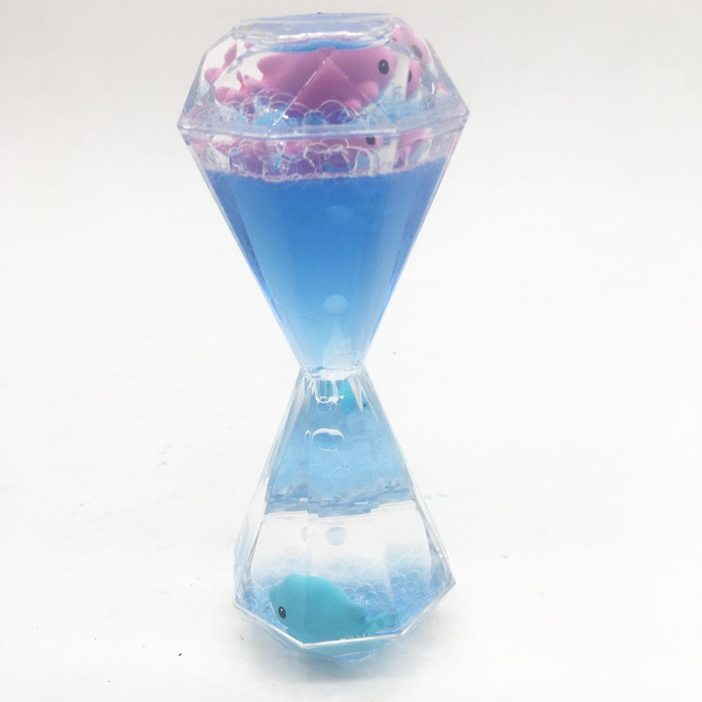 Buy Water Flowing Hourglass Acrylic Liquid Timer Aqua Oil Hourglass ...