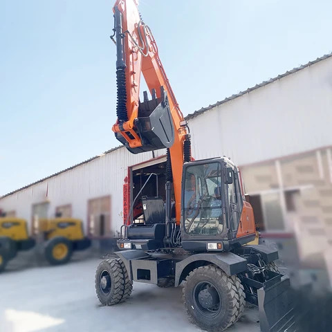 Buy Wheel Wood Grabber Excavator 6ton 15ton Wheel Digger Ce Approved ...