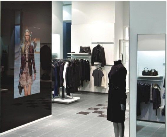 Buy Magic Mirror Rear Projection Color Tvs Large-screen Tv Curtain ...