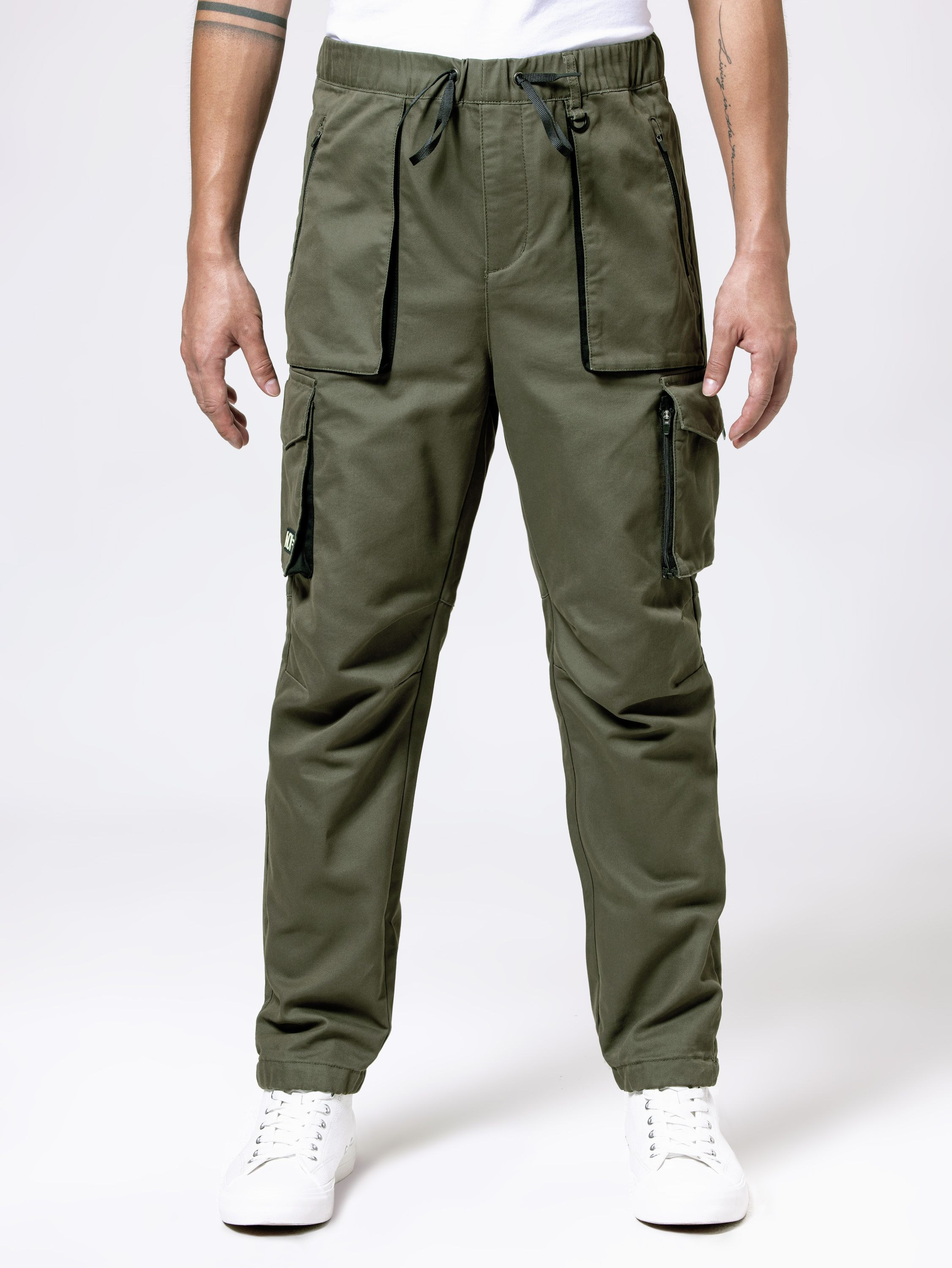 Buy Ndi091 Utility Cargo Pant In Peached Cotton/poly Stretch Material ...