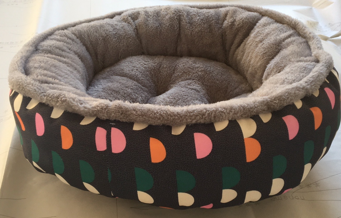 Buy Round Plush Dog Cat Pet Bed -warming Pet Bed from Hangzhou In ...