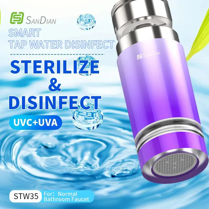 Buy Sandian Uvc Tap Disinfection Bathroom Joint Faucet Water ...