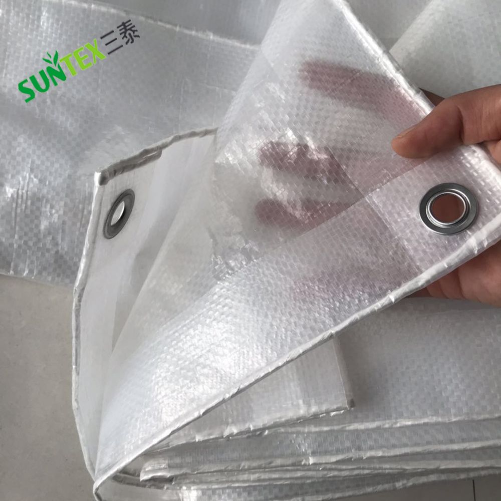 Buy 120gsm Uv Resistance Woven Fabric Clear Plastic Cover Sheeting ...